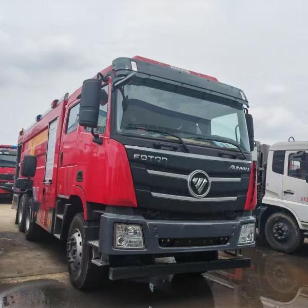 Quality Foton Auman Foam Fire Department Rescue Truck 6x4 Customization for sale