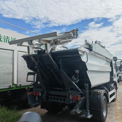 China Isuzu Rear Loader Garbage Truck  Food Waste Disposal Truck For Efficient Garbage Compression for sale