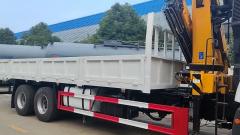 Grue hydraulique à flèche articulée Palfinger 25 tonnes-35 tonnes montée sur camion lourd Shacman H3000 6X4