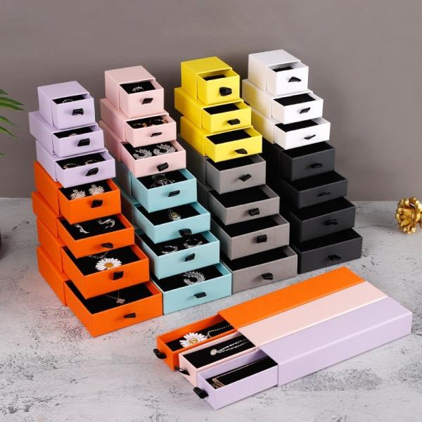 Quality Recyclable Cardboard Packaging Boxes , Hard Rigid Drawer Box Packaging With for sale