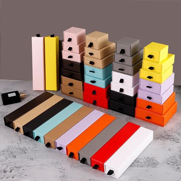 Quality Recyclable Cardboard Packaging Boxes , Hard Rigid Drawer Box Packaging With for sale