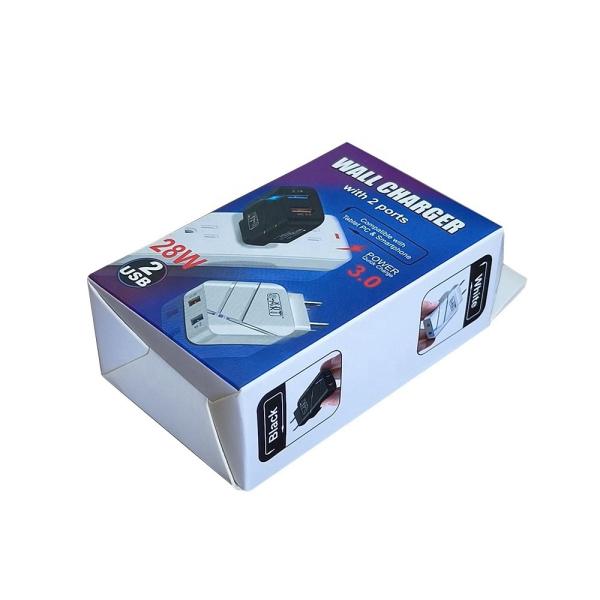 Quality Fast Charger Quick Charger Packing Paper Box , Ivory Board Packaging Gift Boxes for sale