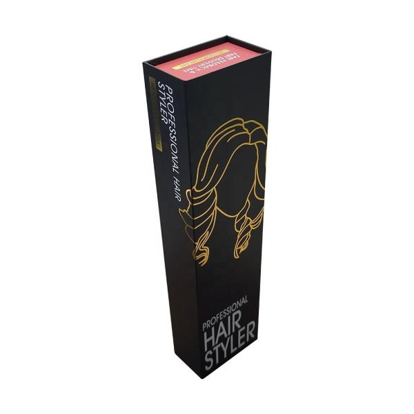 Quality Luxury Magnetic Gift Boxes Recyclable Custom Gold Foil Packaging Box For Hair for sale