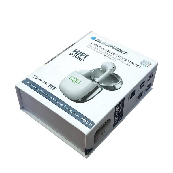 Quality Portable Wireless Bluetooth Earphone Packaging Box , Luxury Magnet Paper Box for sale
