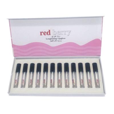 China Full Color Printing Lip Gloss Paper Packaging Box , Cosmetic Nail Polish Gift Box for sale