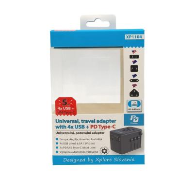 China Cell Phone Charger Packaging Boxes , Biodegradable Power Bank Packaging Box Customized for sale