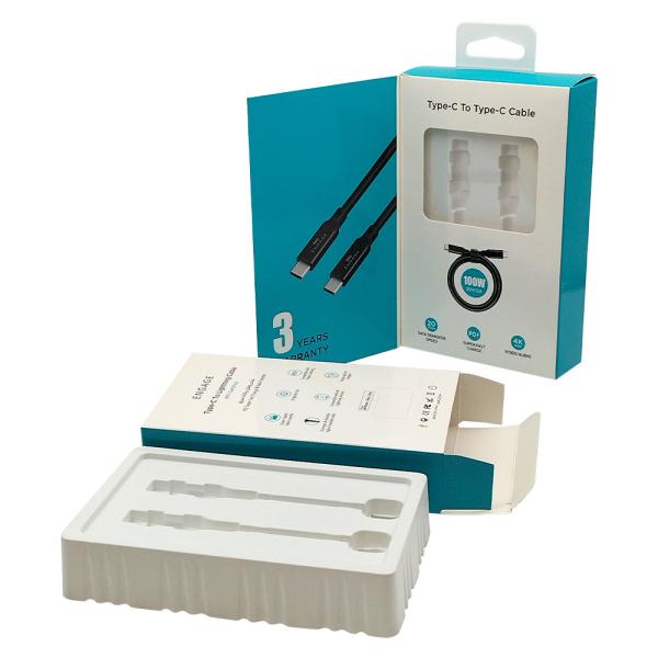 Quality Cell Phone Charger Packaging Boxes , Biodegradable Power Bank Packaging Box for sale