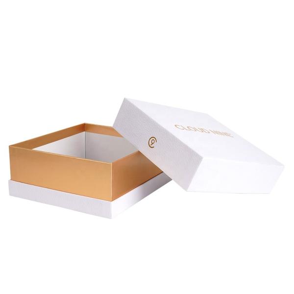 Quality 2 Piece Lid And Base Gift Box lat Cardboard Paper Packaging Boxes For Cosmetics Facial Mask for sale