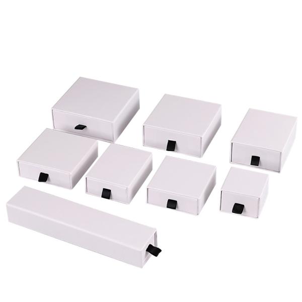 Quality Handmade Sliding Paper Drawer Boxes Eco Friendly Jewelry Packaging Boxes With for sale