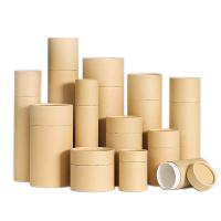 Quality Custom Printed Paper Tube Cardboard Cylindrical Packaging Box Custom Candle Box for sale