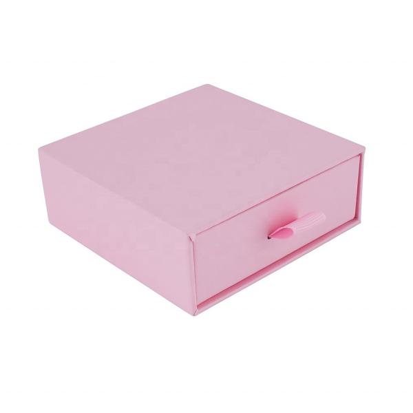 Quality Sliding Pull Out Drawer Boxes Custom Jewelry Packaging Gift Box Hot Silver Logo for sale