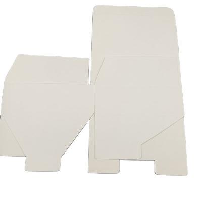 China Collapsible Blank Without Printing Paper Box With Gold Foil Gift Packaging Promotion Square Shape Button Bottom Box for sale