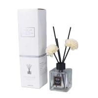 China Custom Design Printed Reed Diffuser Bottles Packaging Box With Inner Tray Gift Box With Clear Window for sale