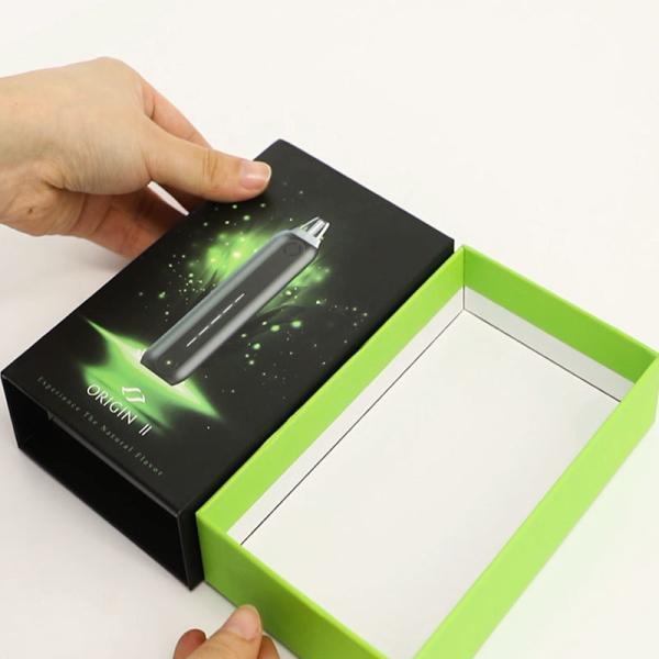 Quality SF Custom E Cigarette Packaging Box Disposable Vape Drawer Style Gift Box for sale
