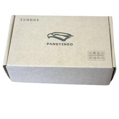 China Corrugated  Mailer Box Computer Mouse Packaging Shipping Boxes With Fixed Insert Consumer Electronics Product Packaging Box for sale