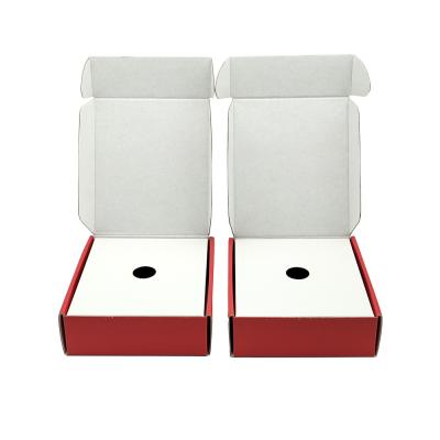 China Usb Video Capture Card Cardboard Paper Mailer Box Cosmetic Skincare Corrugated Shipping Packaging Box With Insert for sale