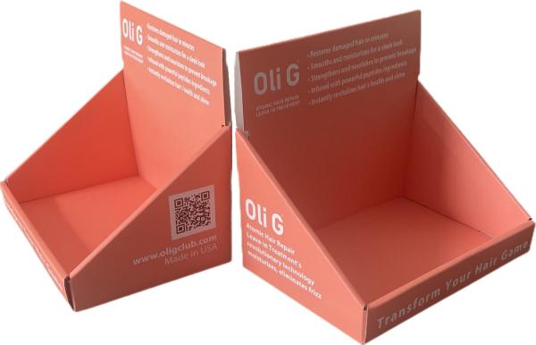 Quality Logo Printing Corrugated Display Box , Shelf Ready Packaging Boxes Folding PDQ for sale