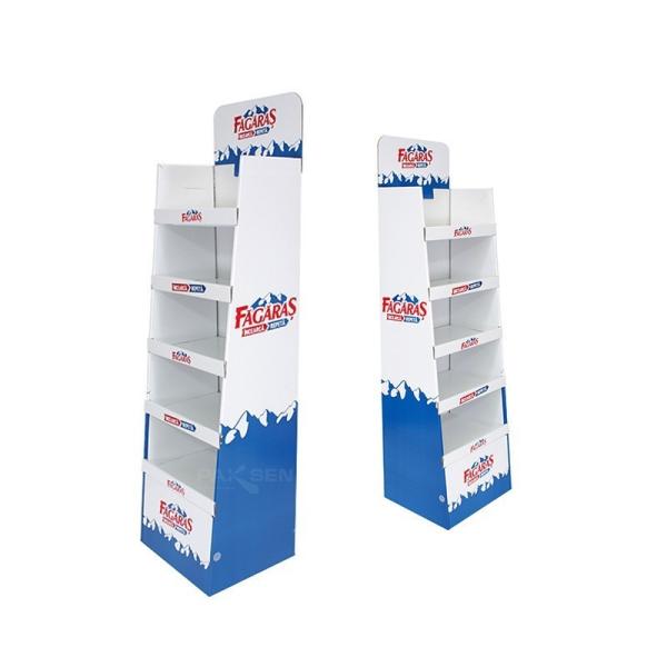 Quality Logo Printing Corrugated Display Box , Shelf Ready Packaging Boxes Folding PDQ for sale