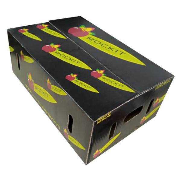 Quality Biodegradable Vegetable Corrugated Boxes , Flat Opening Glass Liquor Bottle for sale