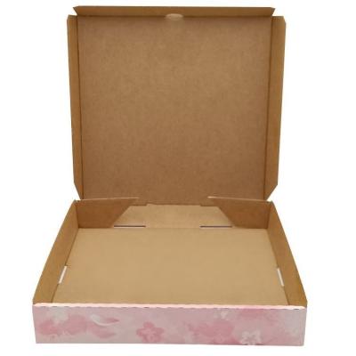 China Custom Printing color Food Packaging Carrier Pop up Catering Tray Pizza Display Box  Disposable Takeout Box for sale