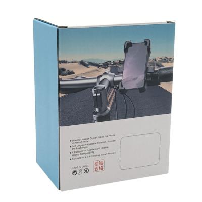 China Custom Folding Mobile Phone Stand Paper Box / Mobile Phone Holder Packaging for sale