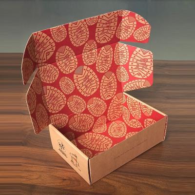 China Double-sided Printing Corrugated Shipping Box Both Inside and Outside Color Printed Animal Dog Shoe Box Mailing Box for sale