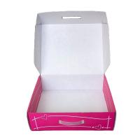 China Recyclable Corrugated Paper Box Custom Cosmetic Packaging Boxes With plastic hook for sale