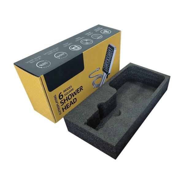 Quality Cosmetics Skincare Corrugated Mailer Box Recyclable With Black Foam Insert for sale