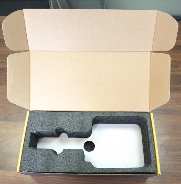 Quality Cosmetics Skincare Corrugated Mailer Box Recyclable With Black Foam Insert for sale