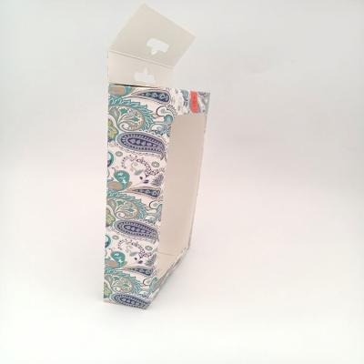 China Personal Care Custom Logo Packaging Box , Transparent Paper Box With Clear Window for sale