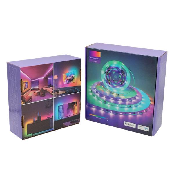 Quality Biodegradable Purple Corrugated Paper Box , Custom Printed Mailer Boxes OEM for sale