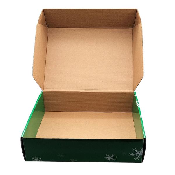 Quality Biodegradable Custom Christmas Gift Box / Custom Corrugated Cardboard Boxes For for sale
