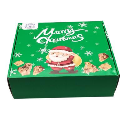 China Biodegradable Custom Christmas Gift Box / Custom Corrugated Cardboard Boxes For Cookies for sale