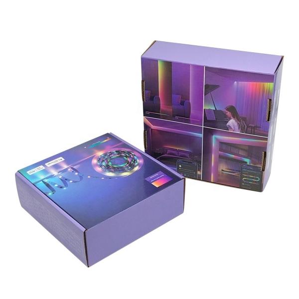 Quality Recyclable Corrugated Cardboard Shipping Boxes Custom Wifi Smart LED Strip for sale