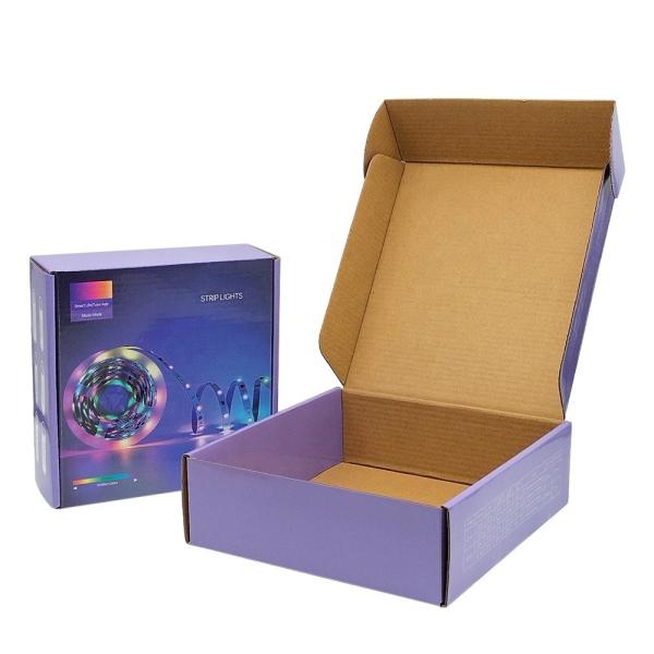 Quality Recyclable Corrugated Cardboard Shipping Boxes Custom Wifi Smart LED Strip for sale