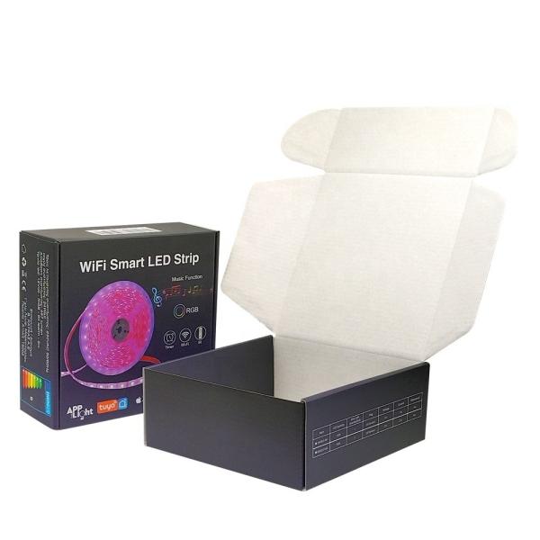 Quality Recyclable Corrugated Cardboard Shipping Boxes Custom Wifi Smart LED Strip for sale