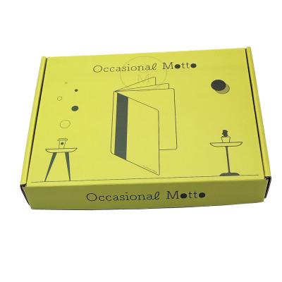 China Folding Corrugated Paper Box Custom Printed Packing Book Shipping Boxes for sale
