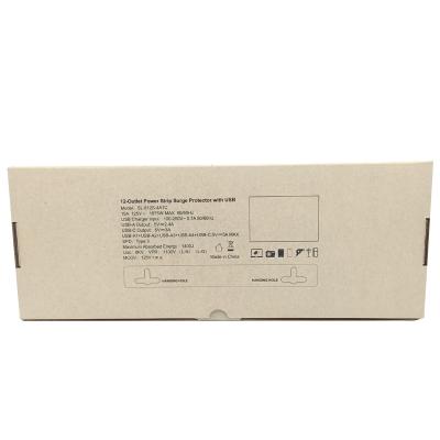 China Computer Keyboard Shipping Box Customized  Large Kraft Paper Slim Long Flat Mailing Box for sale
