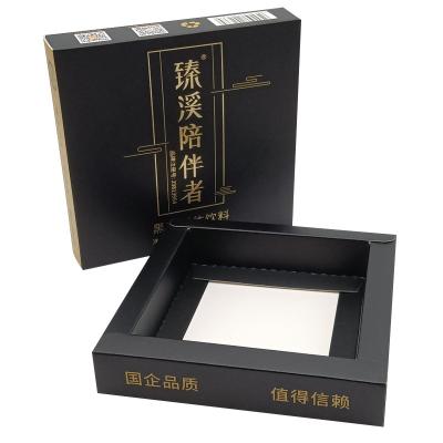 Cina Stampa su misura Sacchetti da tè neri Scatole di imballaggio, Scatole di cartone d' avorio in vendita