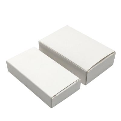 China Collapsible Blank Without Printing Paper Box With Gold Foil Gift Packaging Promotion Square Shape Button Bottom Box for sale