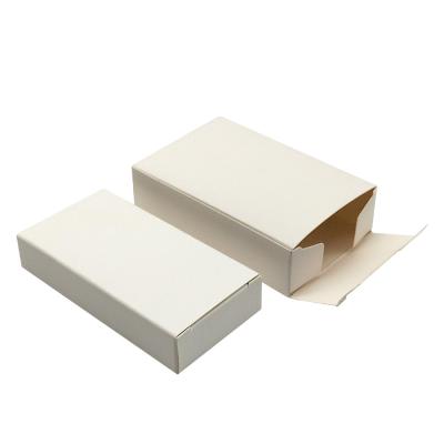 China Collapsible Blank Without Printing Paper Box With Gold Foil Gift Packaging Promotion Square Shape Button Bottom Box for sale