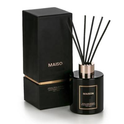 China Custom Design Printed Reed Diffuser Bottles Packaging Box With Inner Tray Gift Box With Clear Window for sale