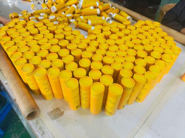 Quality Custom Printed Paper Tube Cardboard Cylindrical Packaging Box Custom Candle Box for sale