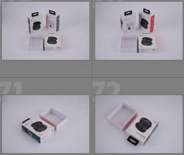 Quality Bluetooth Headphone Lid And Base Gift Box Recyclable Earphone Paper Box With for sale