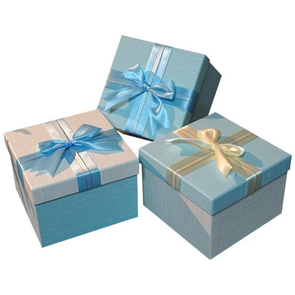 Quality Cosmetics Lid And Base Gift Box Customized Christmas Gift Box Set OEM for sale