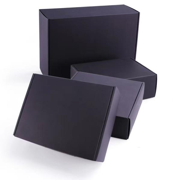 Quality Luxury Corrugated Cardboard Gift Boxes Custom Logo Hair Extension Packaging for sale