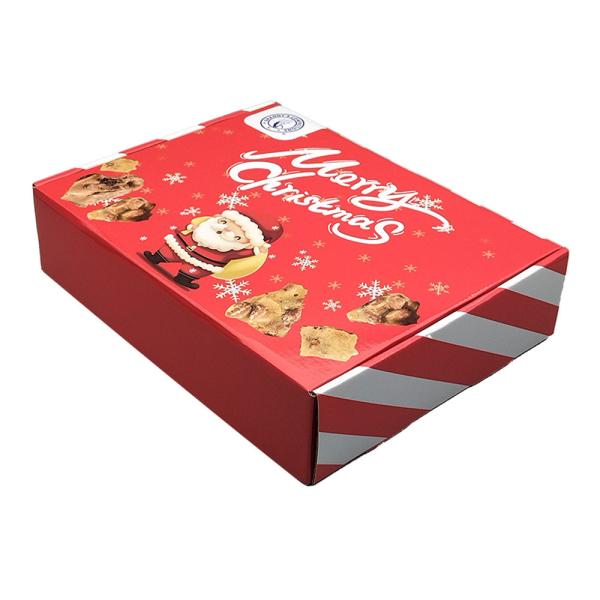 Quality Biodegradable Custom Christmas Gift Box / Custom Corrugated Cardboard Boxes For Cookies for sale