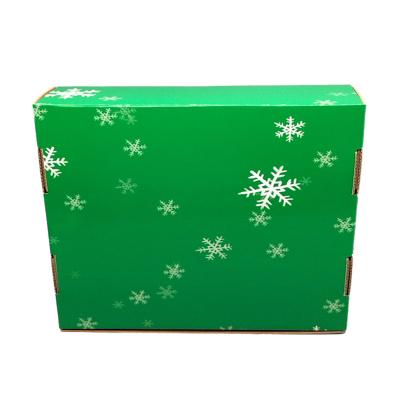 China Biodegradable Custom Christmas Gift Box / Custom Corrugated Cardboard Boxes For Cookies for sale