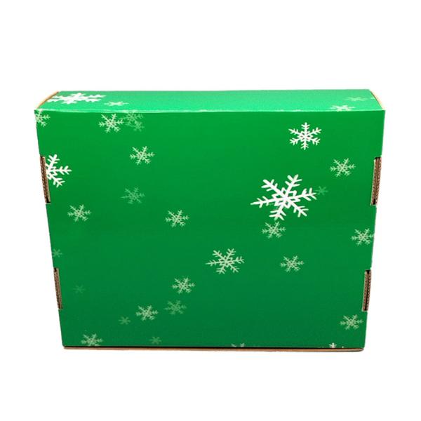 Quality Biodegradable Custom Christmas Gift Box / Custom Corrugated Cardboard Boxes For for sale