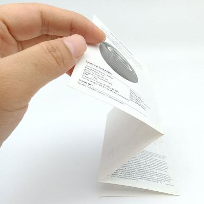 China Custom Instruction Manuals Various Languages Folding Paper Instructions Leaflet Die Cut Brochure for sale